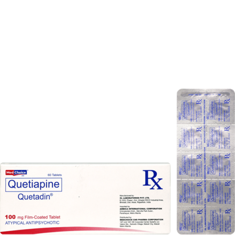 Quetiapine Film-Coated Tablet (QUETADIN®) - Medchoice